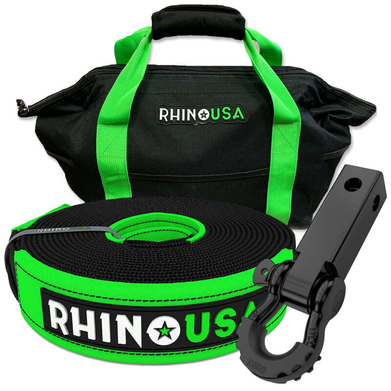 Rhino USA 20Ft Tow Strap/Hitch Combo – KFI Snow Plows