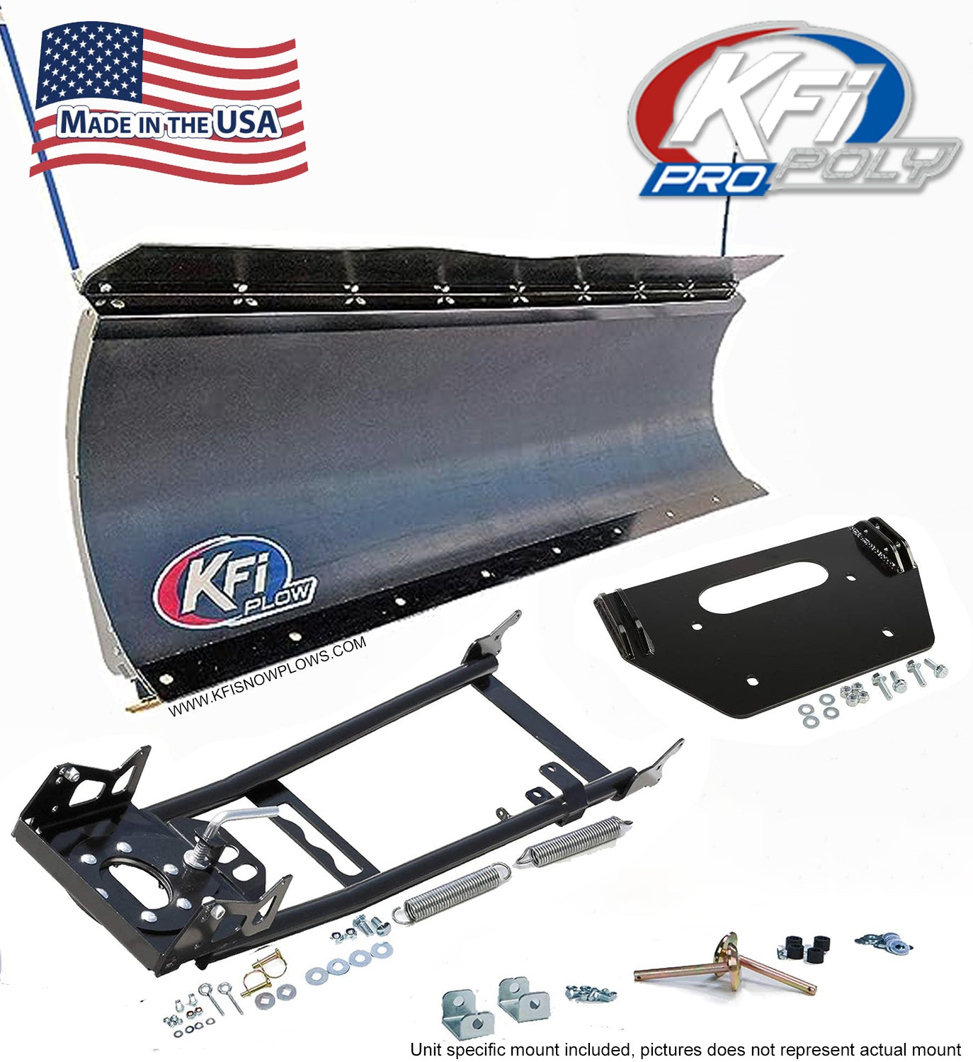 Pro Poly Snow Plow Combo Yamaha ATV – KFI Snow Plows